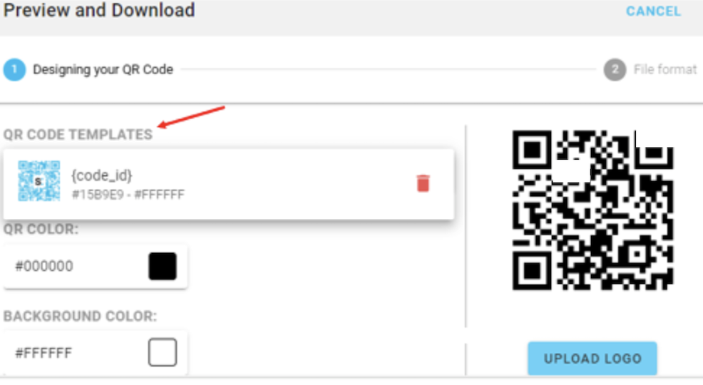 e-label - Editor - QR Code - Customizing a QR Code Image and Saving a ...