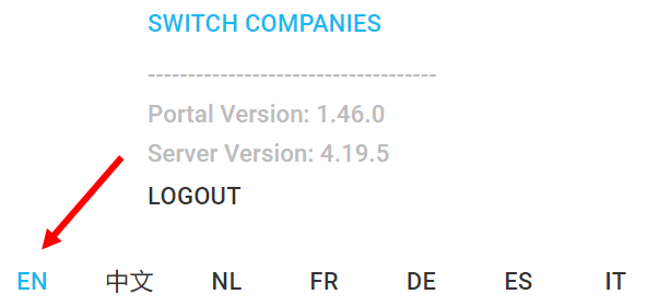 How can I switch the language in portal? – Scantrust Help Center