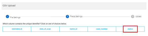 Why is an SCM field highlighted in grey in the CSV Upload process? – Scantrust Help Center